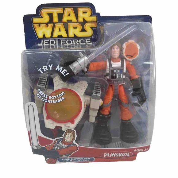 Hasbro | Toys | Star Wars Jedi Force Luke Skywalker Action Figure Jet ...